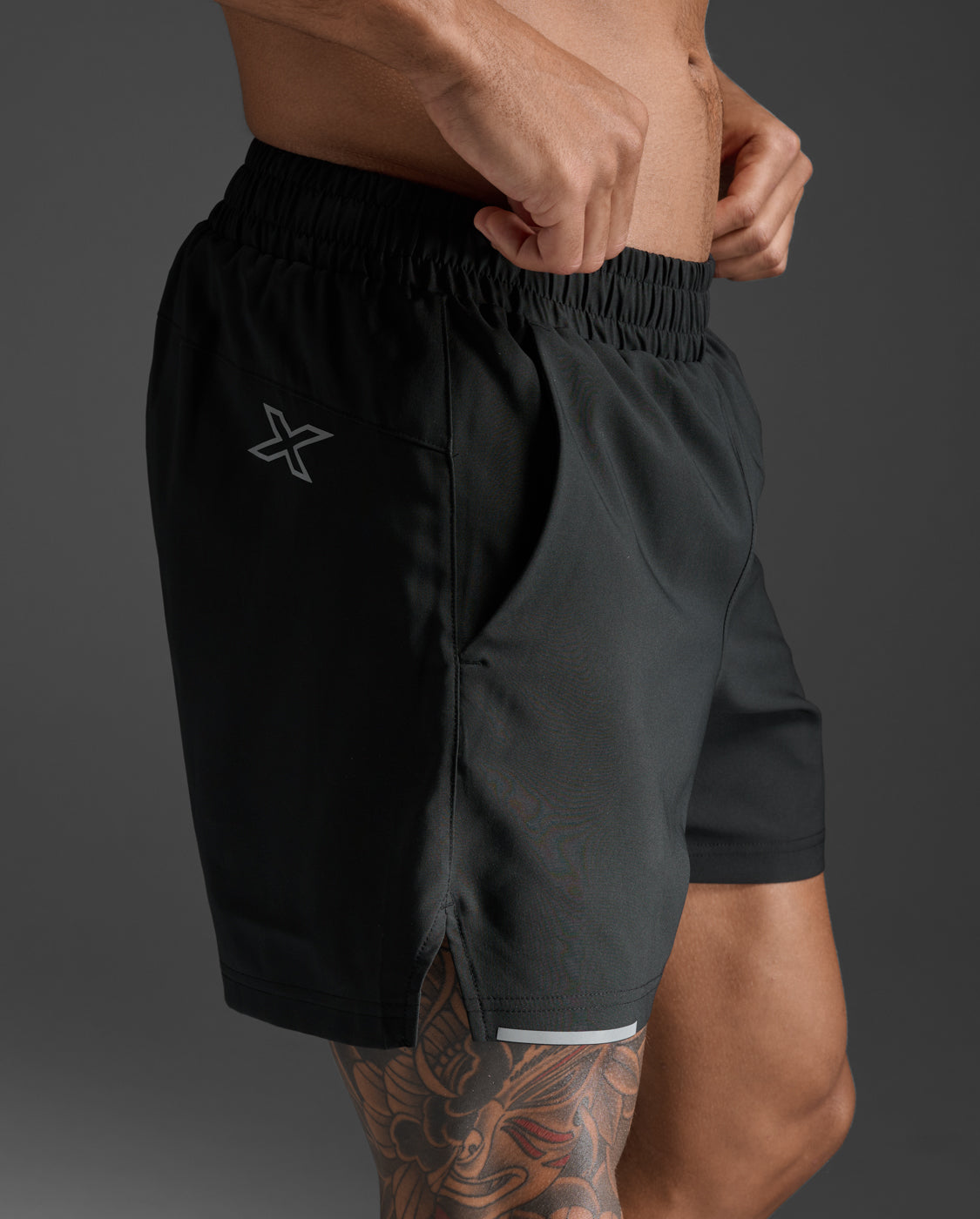 Grey Aero 5 Inch Shorts (Lined) | Workout and Running | 2XU