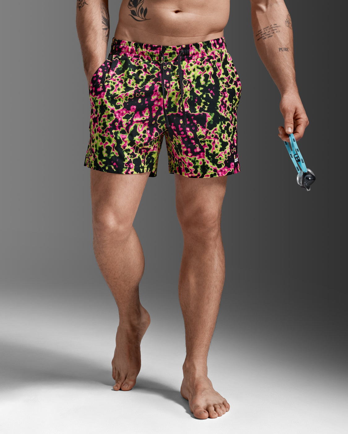 Pink Aero Hybrid Swim Shorts | Workout and Running | 2XU